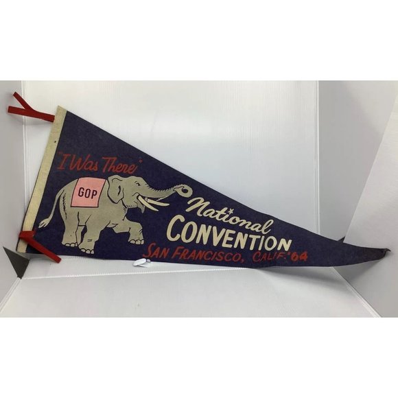 Wall Decor | Vintage Blue 1964 National Gop Convention San Francisco Ca ...